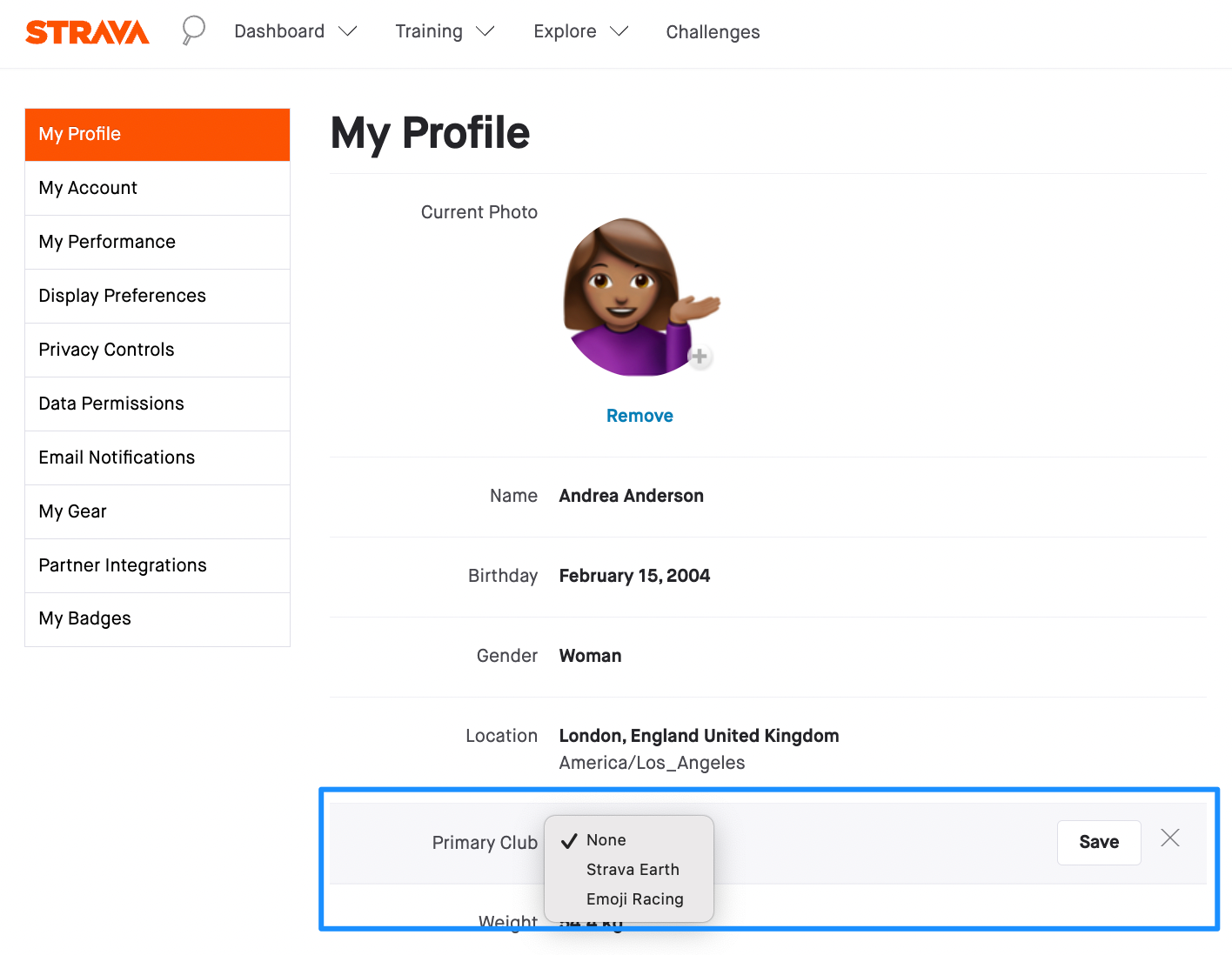 How to Change the Team Displayed on your Strava Profile – Strava Support