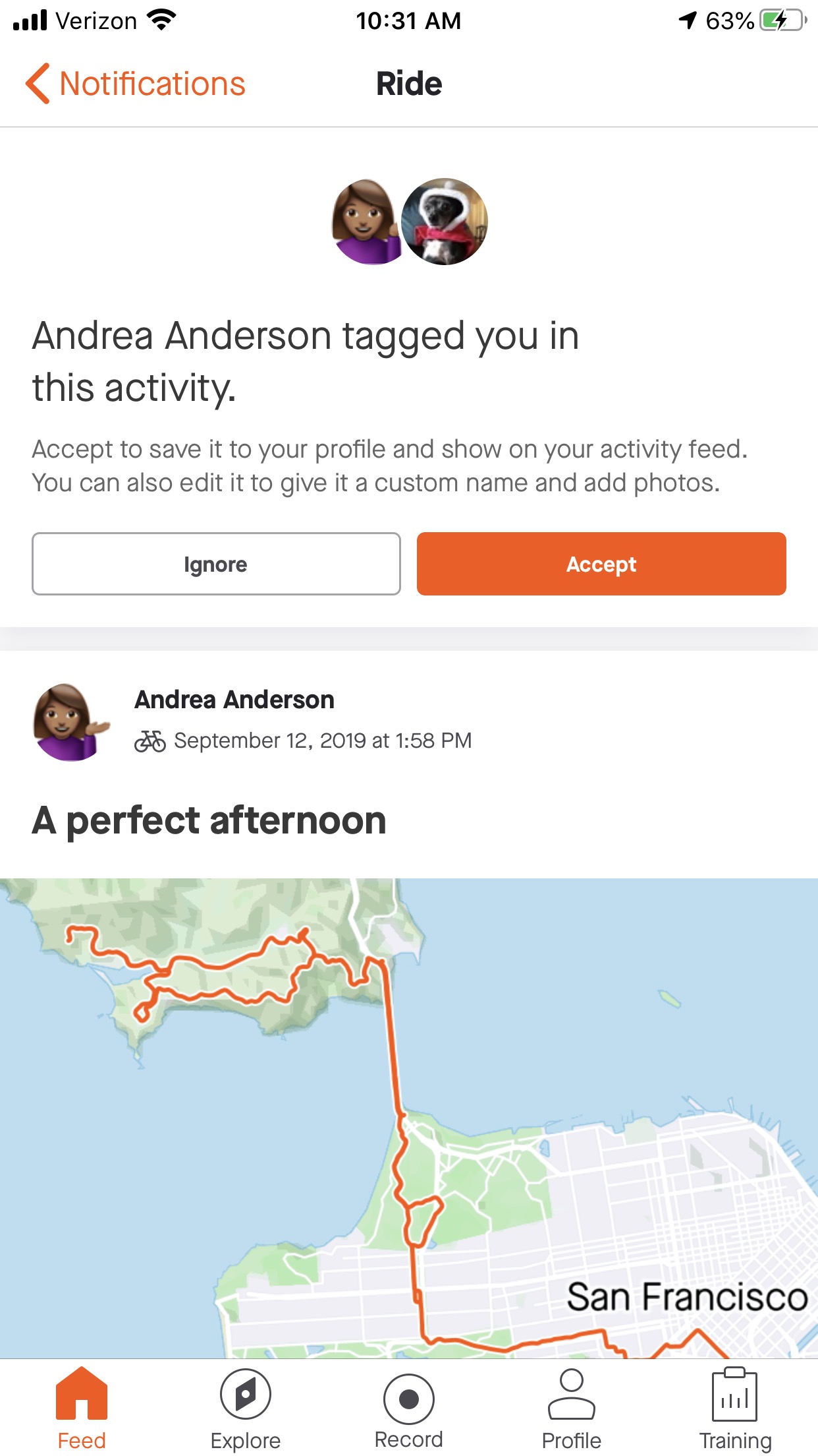 Inviting a Friend to your Activity – Strava Support