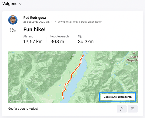 Routes op het web – Strava hulp