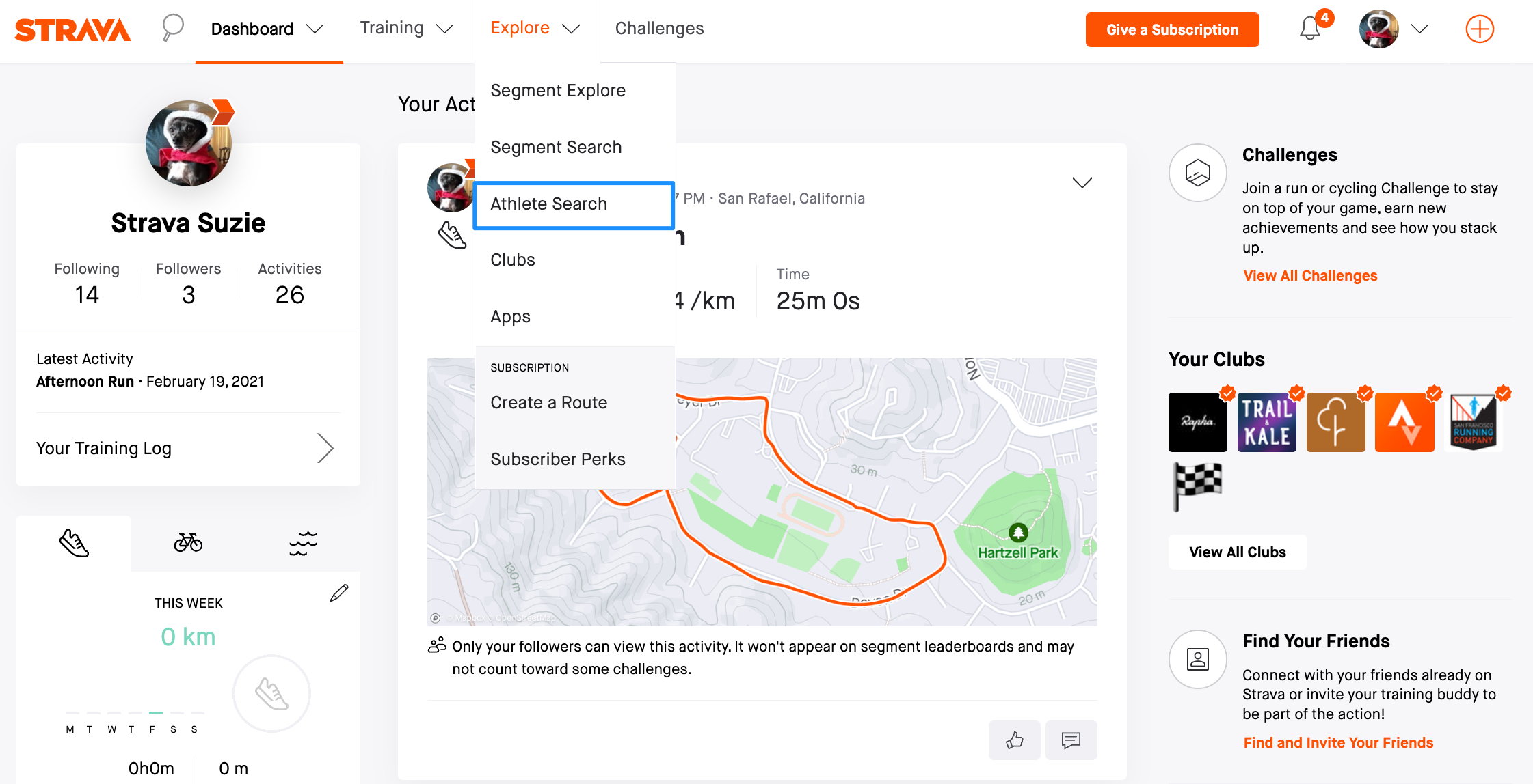 Finding & Inviting Friends to Strava: Website – Strava Support